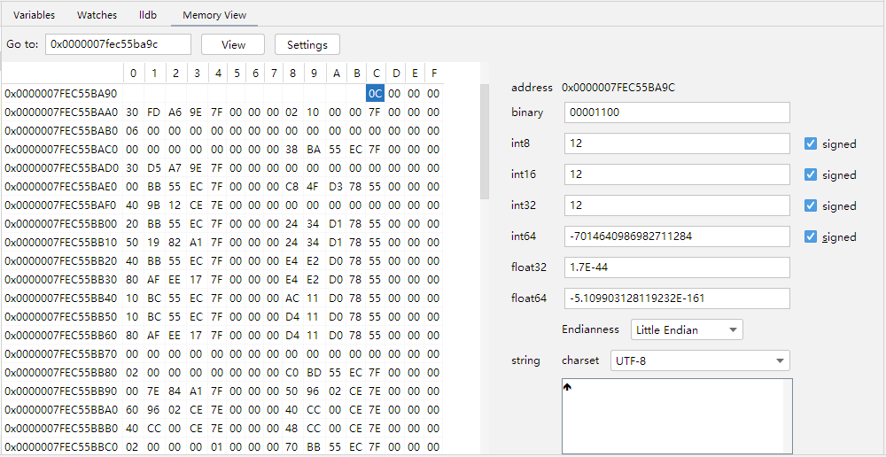 Viewing Memory Information Native Code Debugging Code Debugging