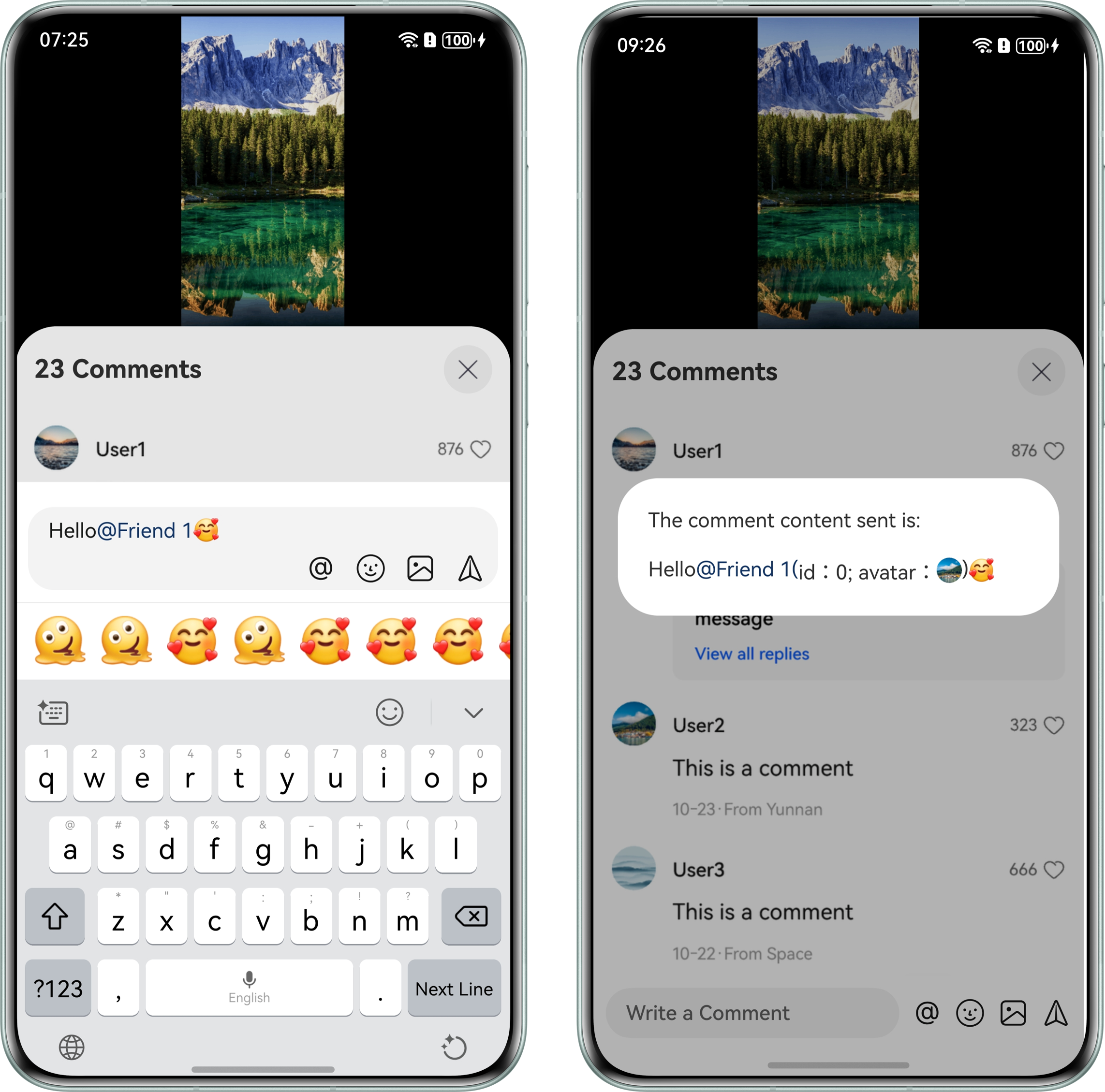 Comment Dialog Box-UI Framework-Application Framework - HUAWEI Developers