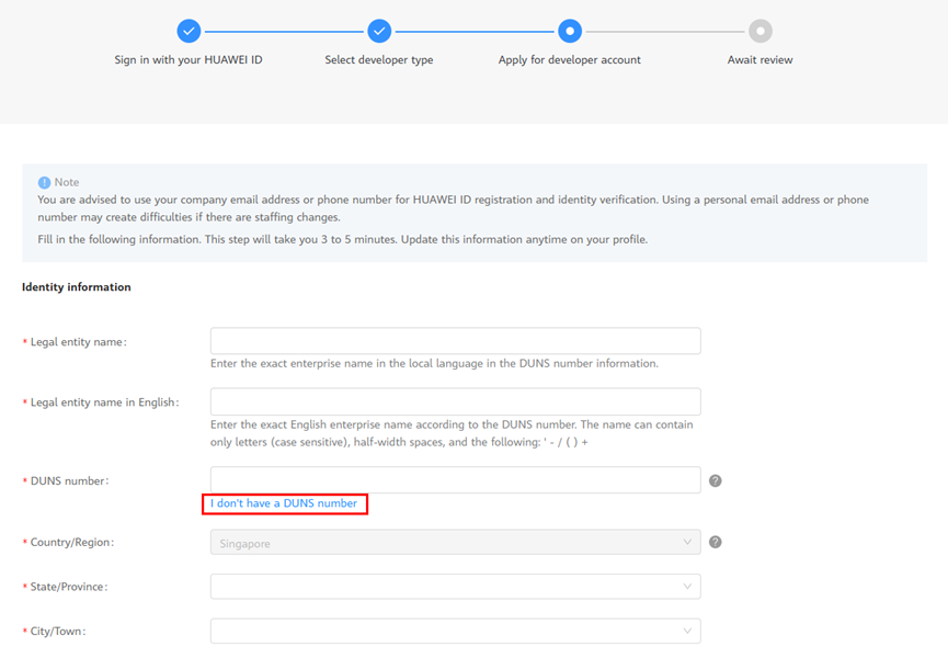 With a Business License-For Enterprise Developers-Identity Verification ...