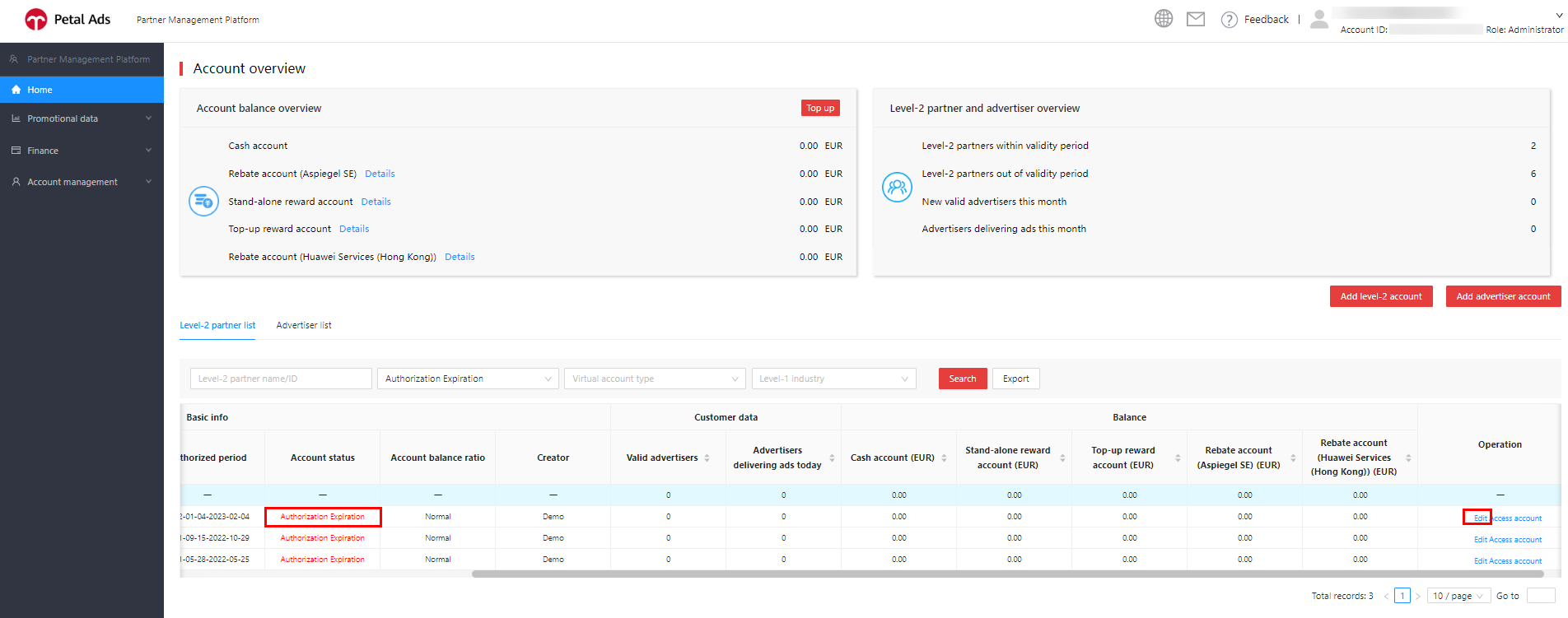 FAQs-Partners-Account Management-Petal Ads - HUAWEI Developers
