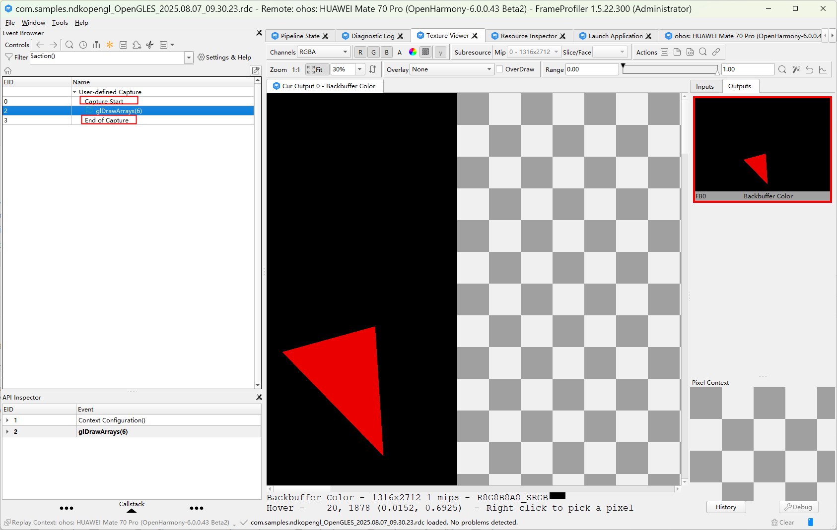 GraphicsProfiler In-application API-Extension-Frame Profiler Usage ...