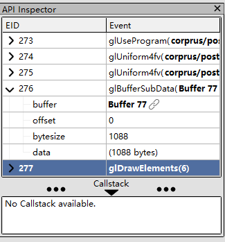 API Inspector-UI Elements-Frame Profiler Usage-Graphics Profiler Instructions-Graphics Profiler ...
