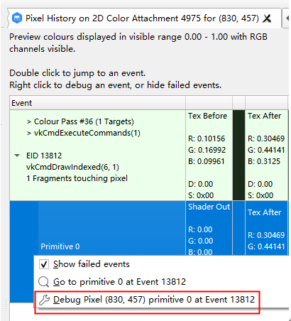 Vulkan Shader Debug-Tutorial-Frame Profiler Usage-Graphics Profiler Instructions-Graphics ...