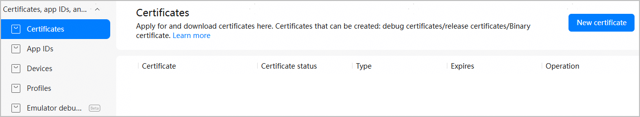 Requesting a Binary Certificate-Managing Certificates and Fingerprints ...