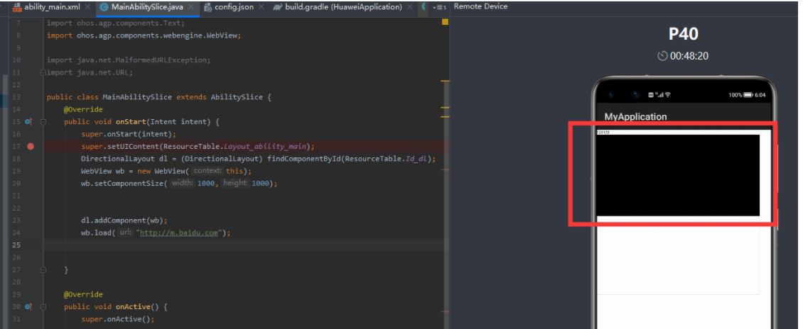 WebView使用load出来的都是黑屏-华为开发者问答 | 华为开发者联盟