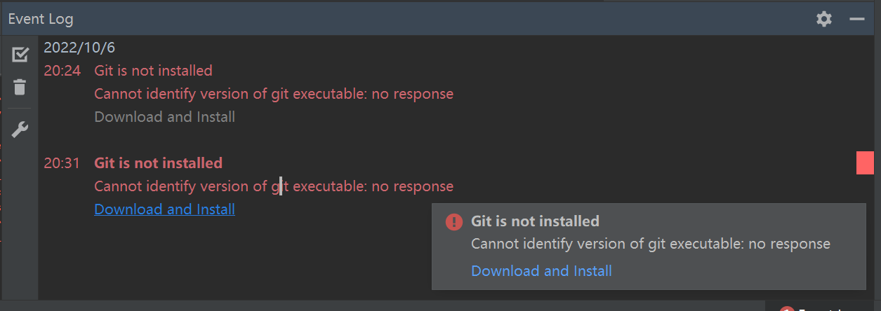 DevEco Studio报错‘Git is not installed Cannot identify version of git executable: no response’-华为 ...