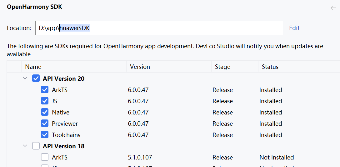 Flutter build har 报错 [!] No Hmos SDK found. Try setting the HOS_SDK_HOME environment variable ...