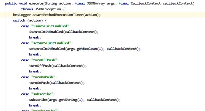 HMS Core服务的Cordova插件如何进行JS-Java的通信-华为开发者问答 | 华为开发者联盟