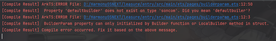 @BuilderParam使用出错-华为开发者问答 | 华为开发者联盟