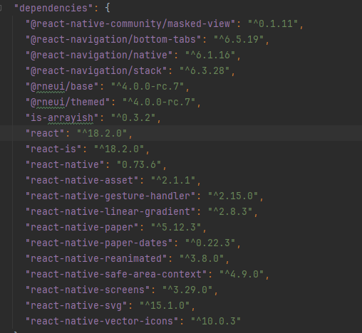 react18版本， react-native0.73.6版本 npm install @react-native-agconnect ...