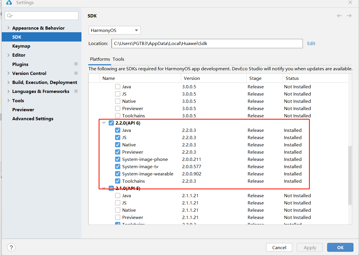 本地DevEco-Studio使用的SDK版本与设备不匹配导致-华为开发者问答 | 华为开发者联盟