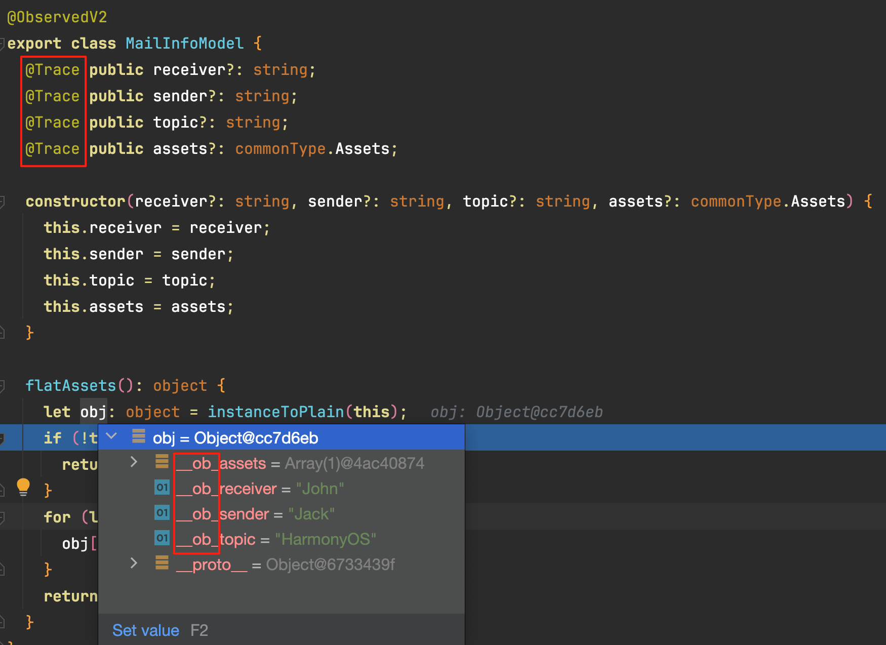 分布式迁移 @ObservedV2 装饰的 Class 实例-华为开发者问答 | 华为开发者联盟