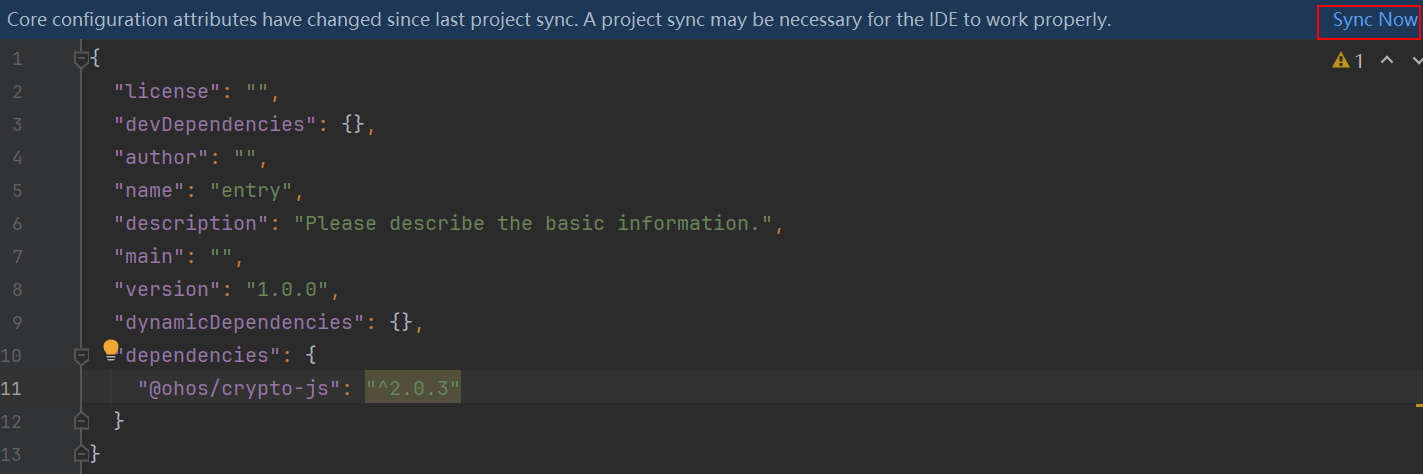 Cannot find module '@ohos/crypto-js' or its corresponding type ...