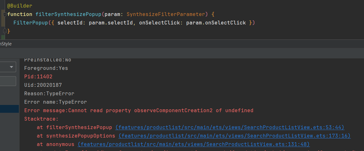 Popup弹窗：Error message:Cannot read property observeComponentCreation2 of undefined-华为开发者问答 | 华为开发者联盟